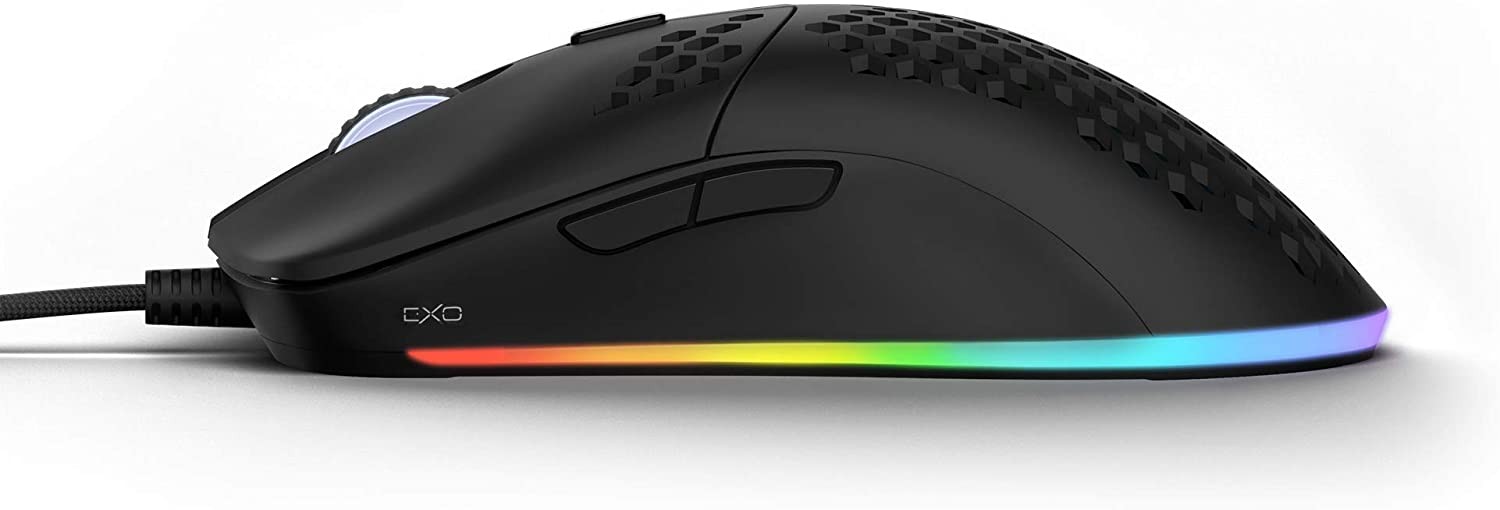 Tecware Mouse - EXO L+ , 12K DPI RGB Gaming Mouse Black